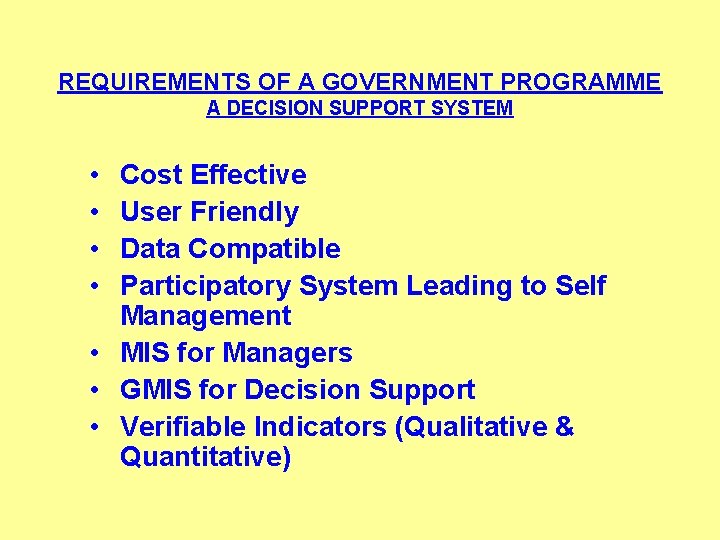 BASELINE SITUATIONAL ANALYSIS A NEW APPROACH FOR ACTION