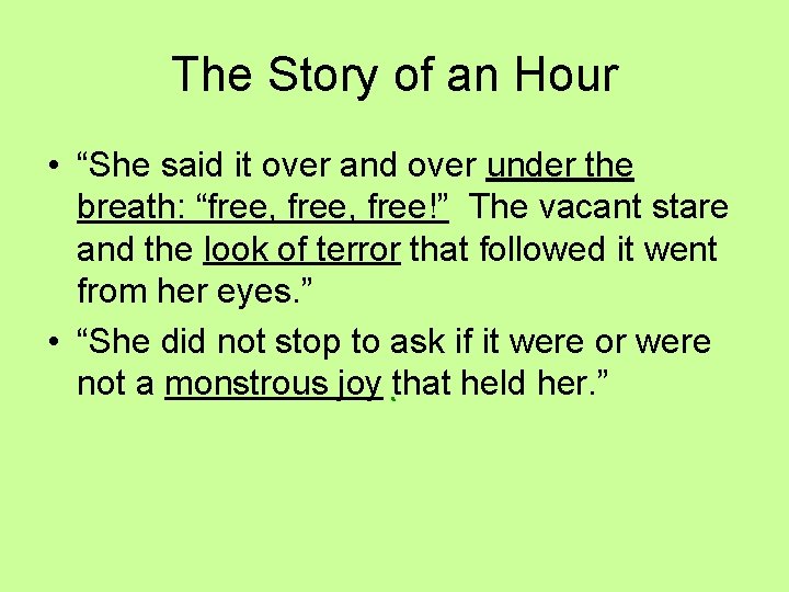 Key Quotes About Victorians What does The Story