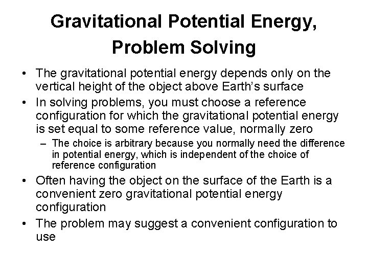 PHY 151 Lecture 7 B 7 6 Potential