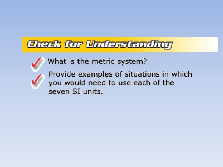 Units of Measurement How do scientists measure things