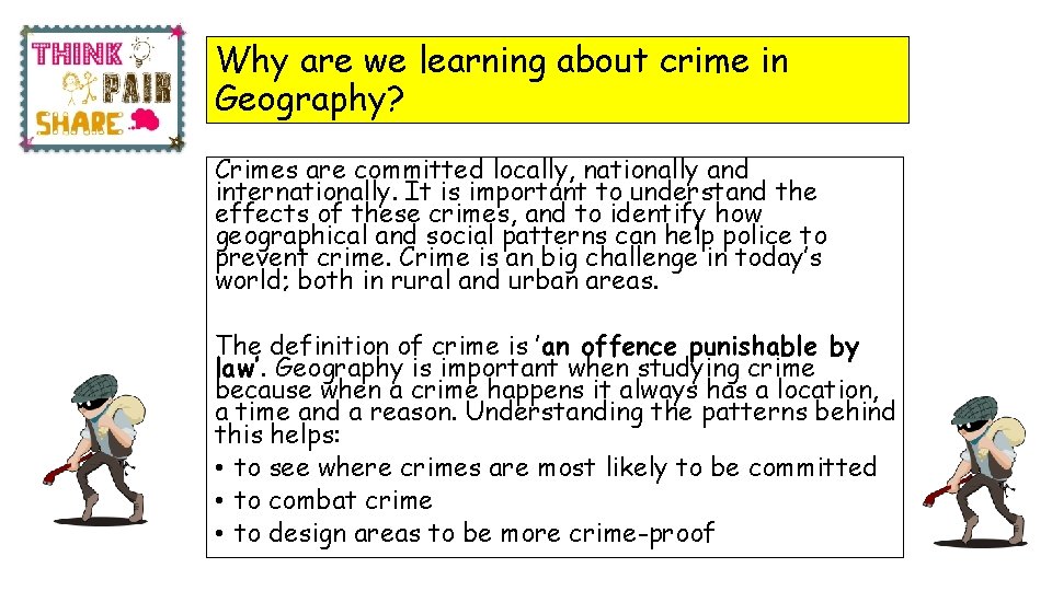 Week 2 Lesson 1 Skills What is crime