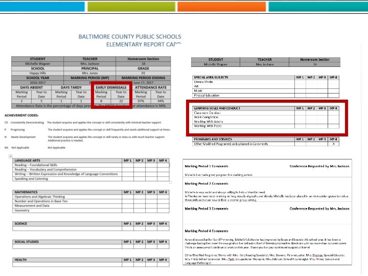 2016 2017 Report Card Updates 8182016 Baltimore County