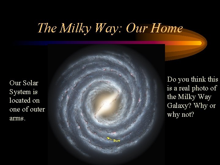 Galaxies Organization of the Universe The universe contains
