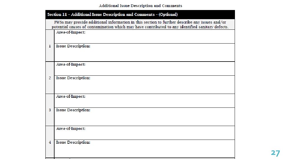 Revised Total Coliform Rule RTCR Level 1 Assessments