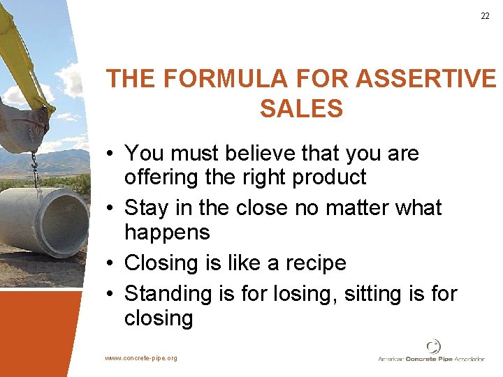 ASSERTIVE SALES BEING THERE Presenter Robin Wolf www