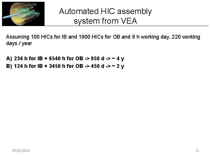 IB module assembly A Di Mauro CERN WP
