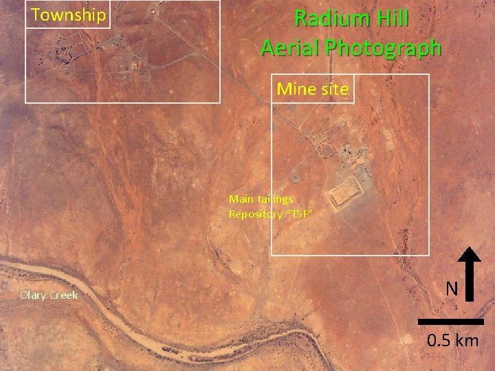 Township Radium Hill Aerial Photograph Mine site Main