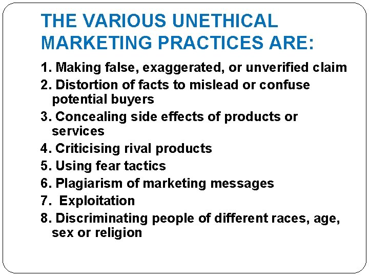ETHICS IN MARKETING ANUPREET KAUR INTRODUCTION Ethical marketing