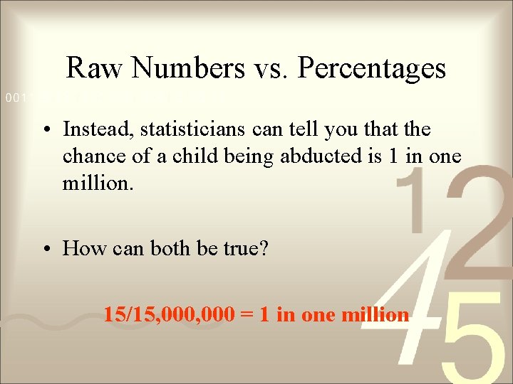 Does 2 2 5 The use of numbers