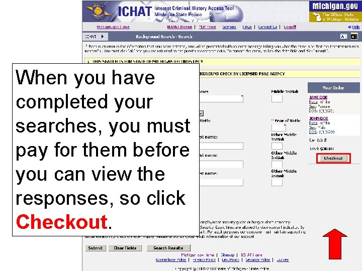 Welcome to ICHAT The Michigan State Police Internet