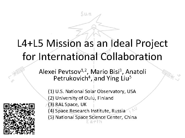 L 4L 5 Mission as an Ideal Project