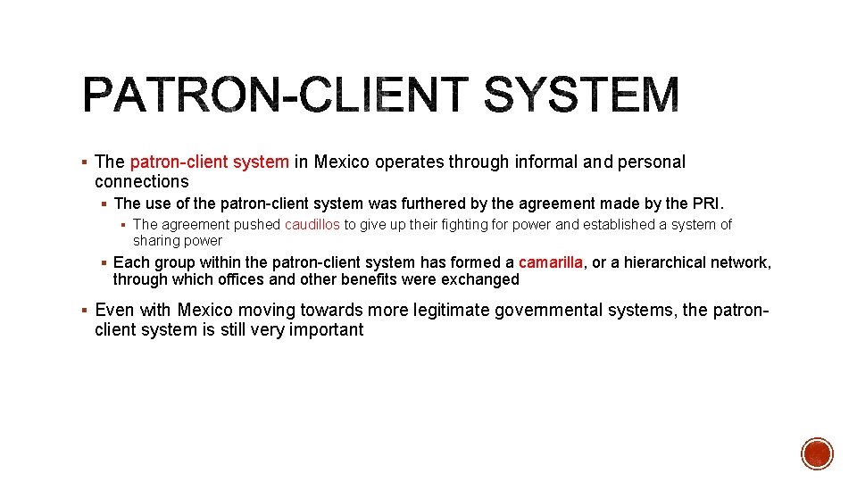 Ap comparative government Urban v rural Mexico is