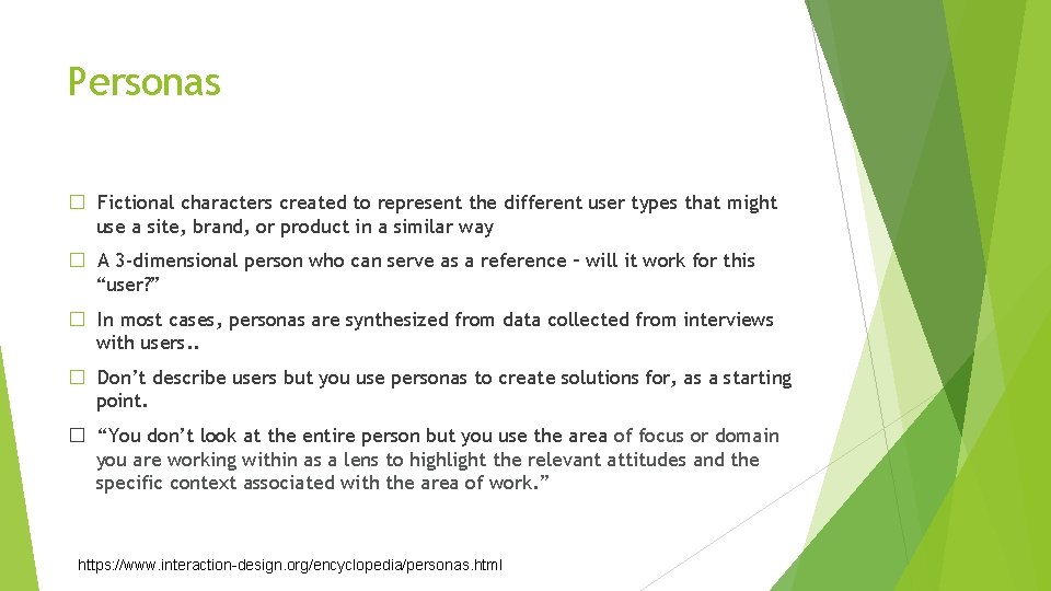 Personas and Scenarios Reshmi Personas Fictional characters created