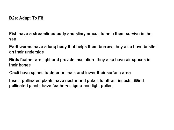 B 2 e Adapt To Fit The adaptations