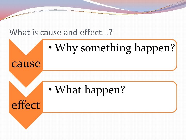 Connectives that express cause and effect contrast and