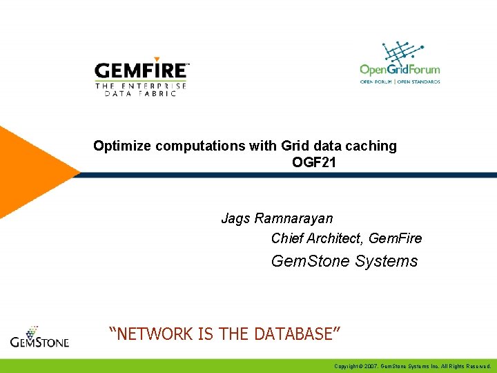 Optimize computations with Grid data caching OGF 21