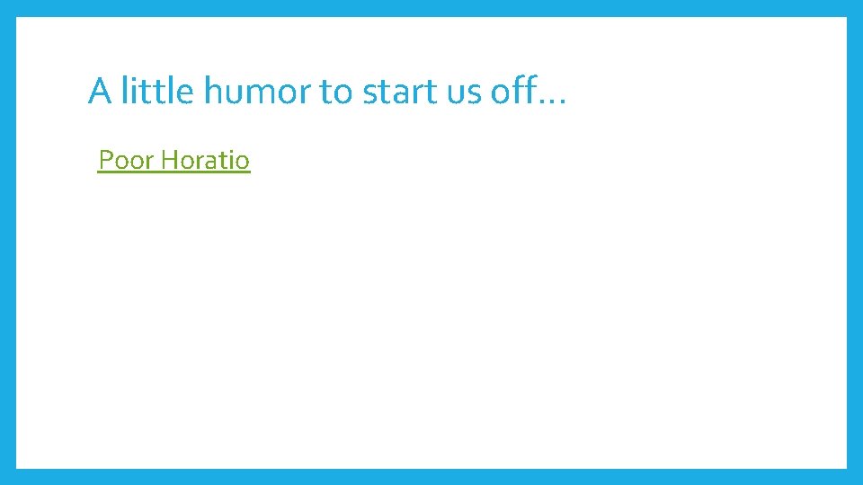 Opening Activity Count up the number of items