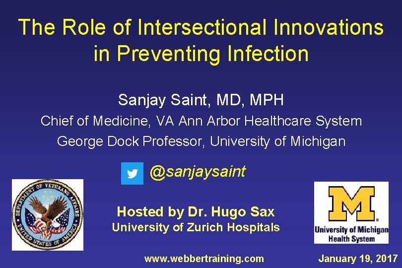 The Role of Intersectional Innovations in Preventing Infection
