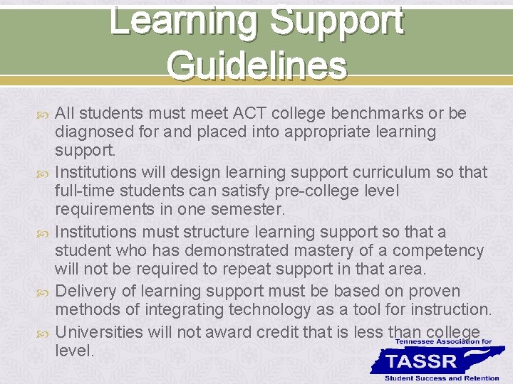 Support Using Predictive Modeling to Determine Best Practices