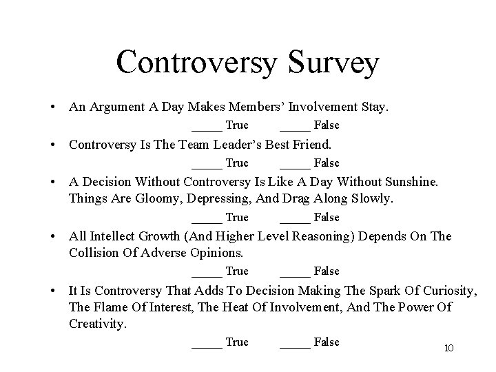 Introduction to Constructive Controversy The Art of Arguing