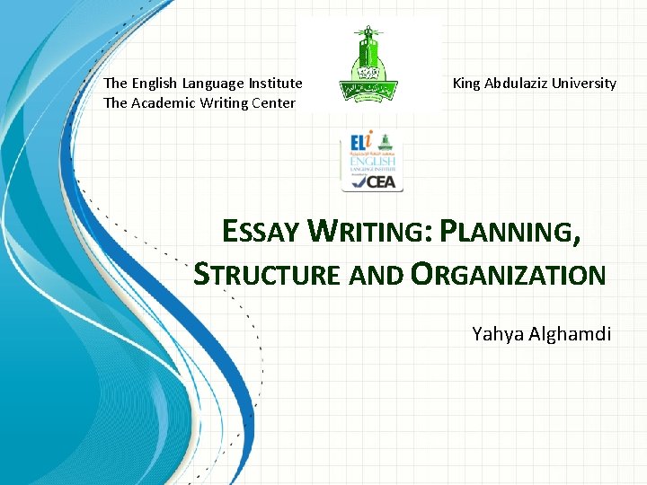 The English Language Institute The Academic Writing Center