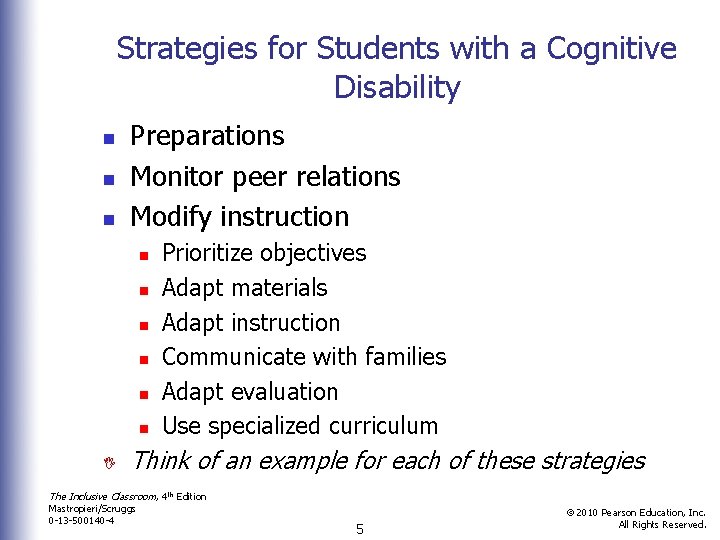 Teaching Students with Higher Incidence Disabilities Professor Abbott