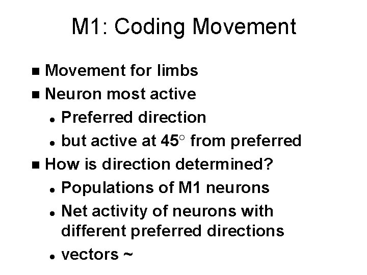 Brain Motor Control Lesson 20 Hierarchical Control of