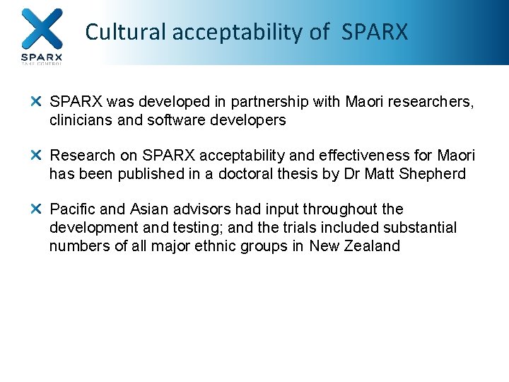 Welcome to SPARX training for professionals Background Introduction