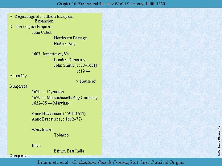 Chapter 16 Europe and the New World Economy