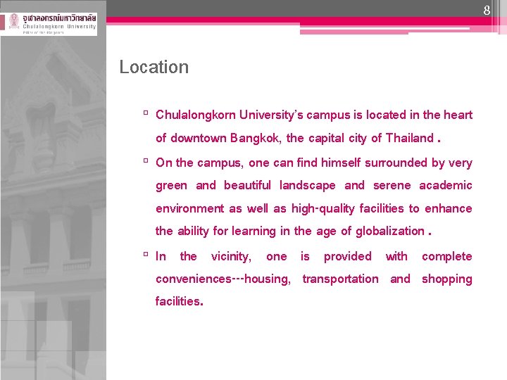 1 2 3 4 Chulalongkorn University Chulalongkorn University
