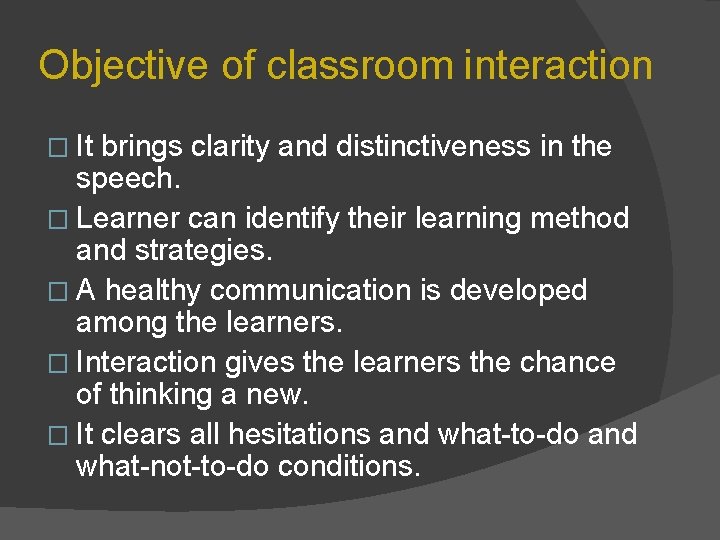 NATURE OF CLASSROOM DISCOURSE Priyabrata Paul B Ed
