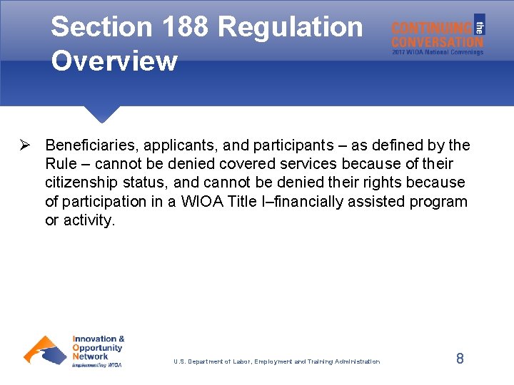 What You Need to Know about Section 188