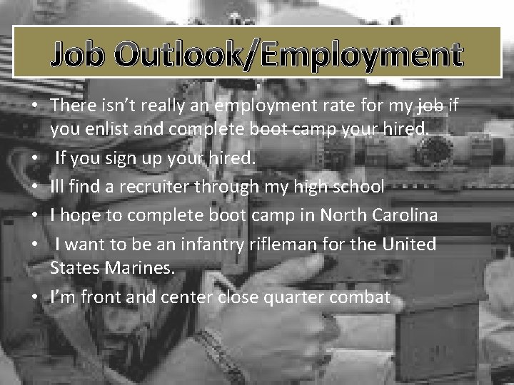 Marine Corps Career Cluster Military By Jon Stefanko