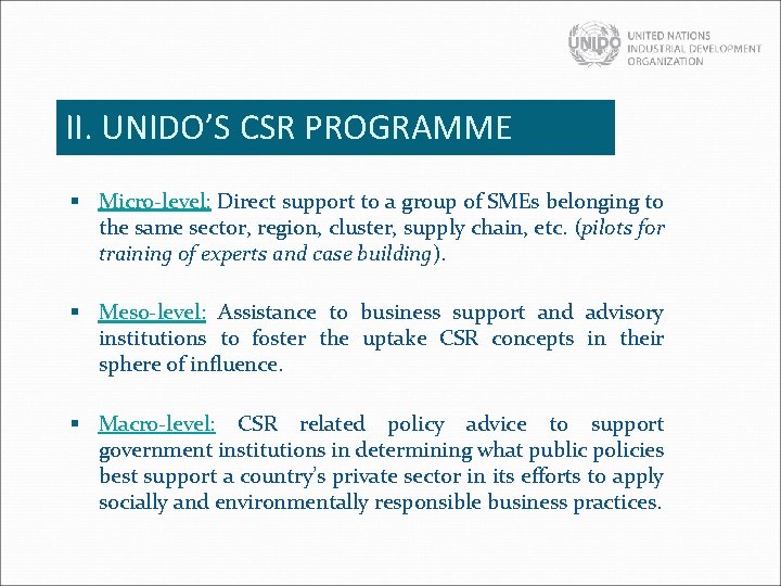 CSR SME Development and the Role of Public