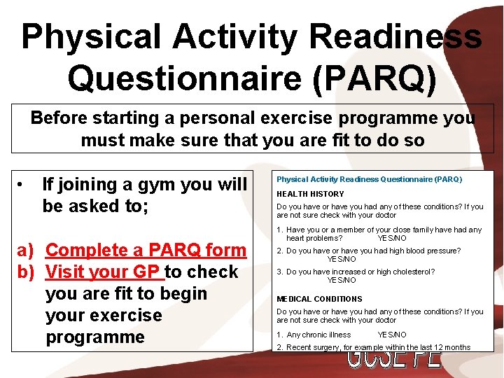 Topic 4 Fitness Testing Training Learning Objectives Ch