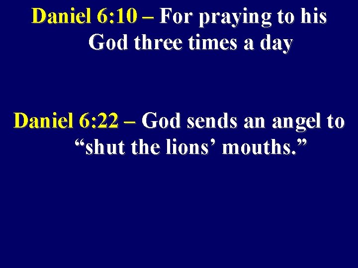 Lesson 21 The Book of Daniel Scriptures in