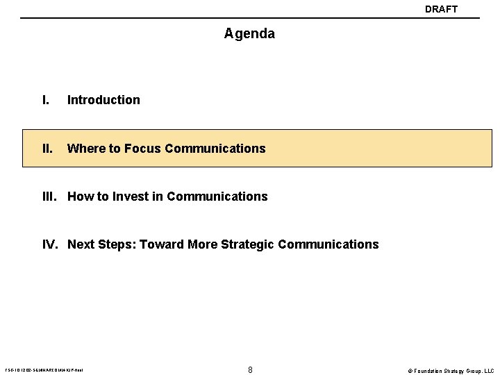 Harnessing the Power of Strategic Communications A Framework