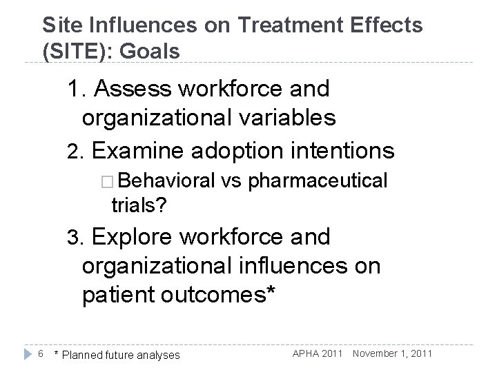 Communitybased Clinical Trials Site Variation and Adoption of