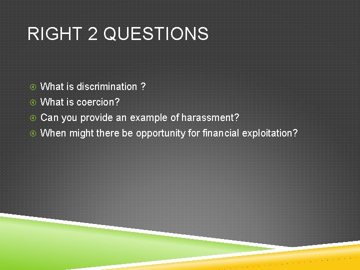 CODE OF RIGHTS Code of Health and Disability