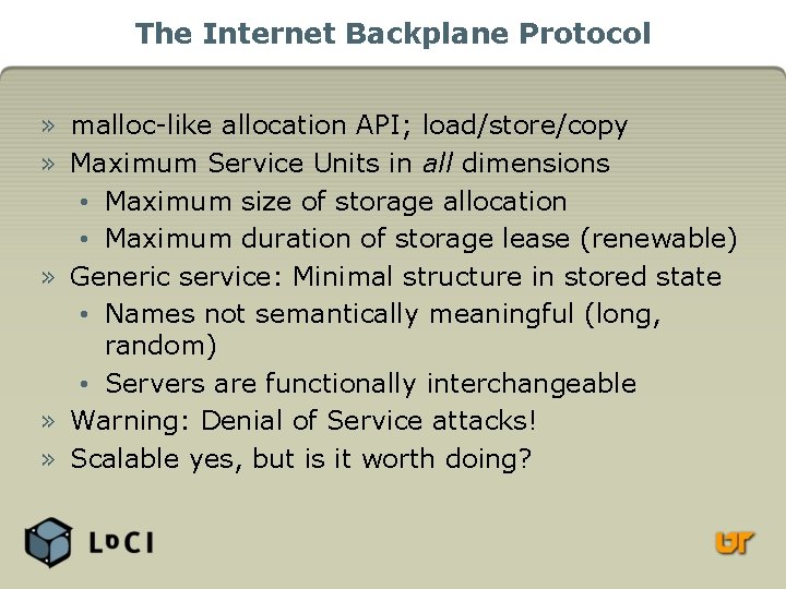 An EndtoEnd Approach to Globally Scalable Programmable Networking