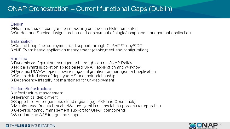 Title Robust ONAP Platform Controller for LCM in