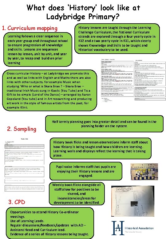 What does History look like at Ladybridge Primary