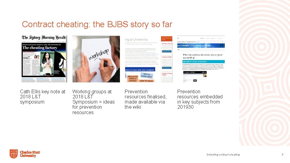 WARNING This material has been reproduced and communicated