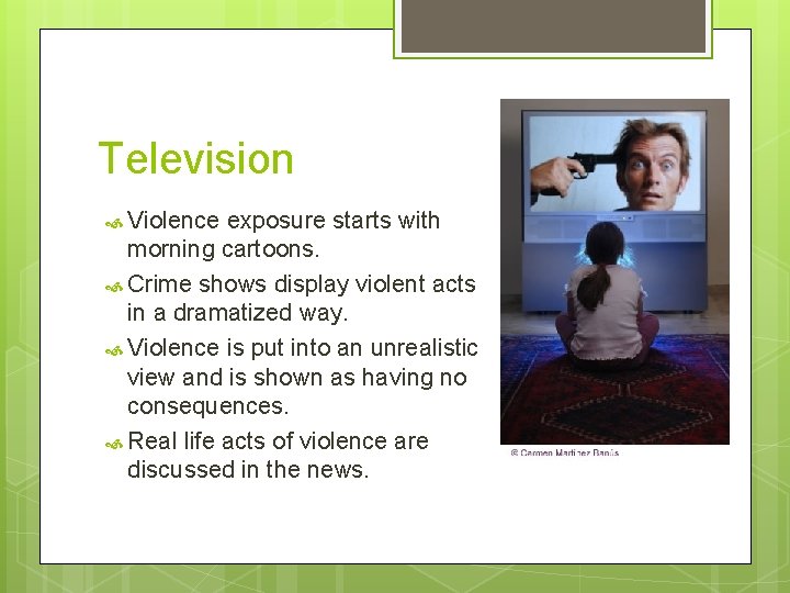Children and Media Violence By Celestial Carroll Desensitization