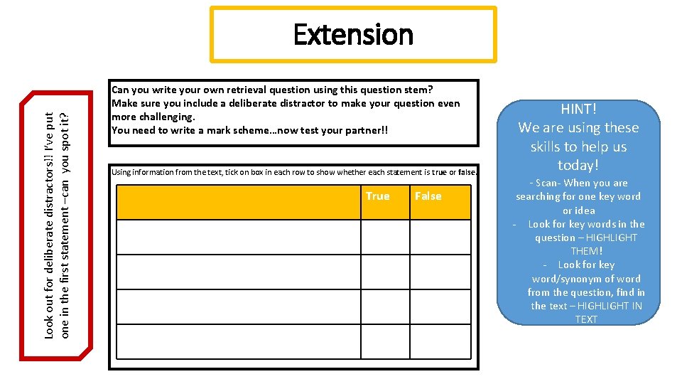 Year 5 Reading CatchUp Programme 4 week plan