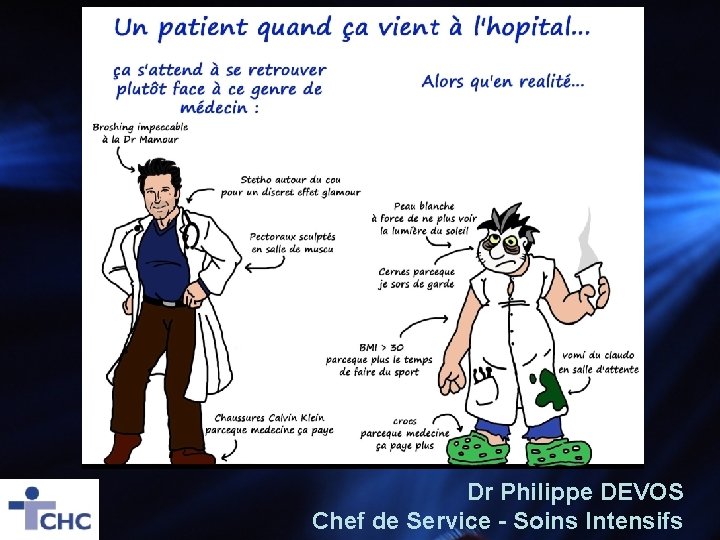 Dr Philippe DEVOS Chef de Service Soins Intensifs