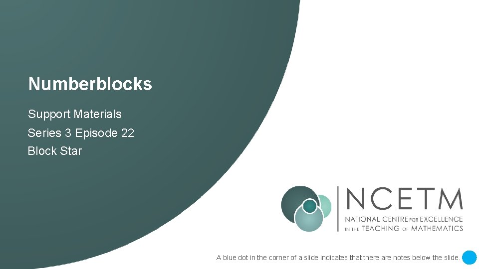 Numberblocks Support Materials Series 3 Episode 22 Block