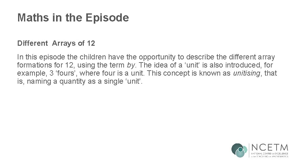 Numberblocks Support Materials Series 3 Episode 22 Block