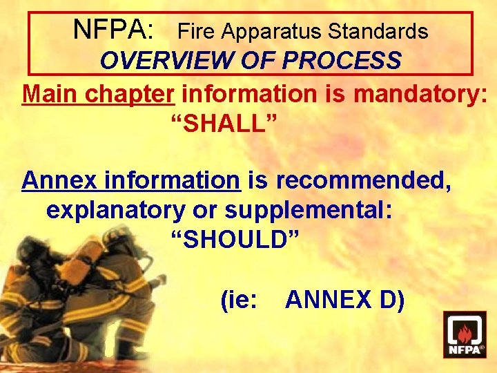 NFPA 1901 Fire Apparatus Standard Report NFPA Fire