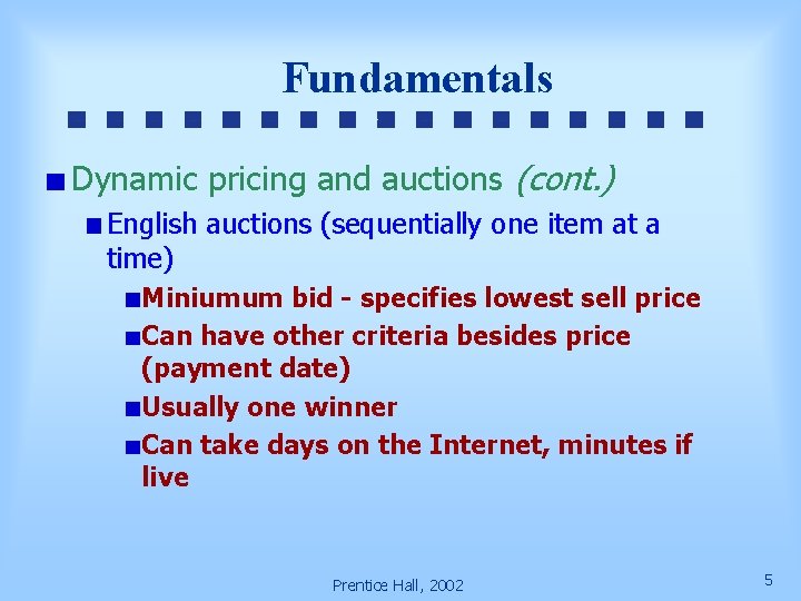 Dynamic Pricing Auctions modifications by Judith MolkaDanielsen 18